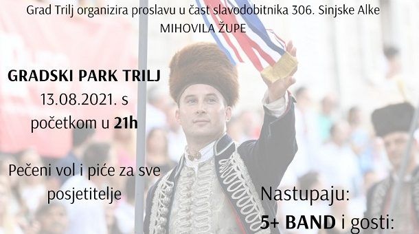 Grad Trilj organizira feštu za slavodobitnika Mihovila Župu - FERATA