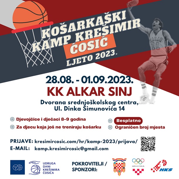 Počele prijave za besplatan košarkaški kamp ‘Krešimir Ćosić 2023.’ - FERATA