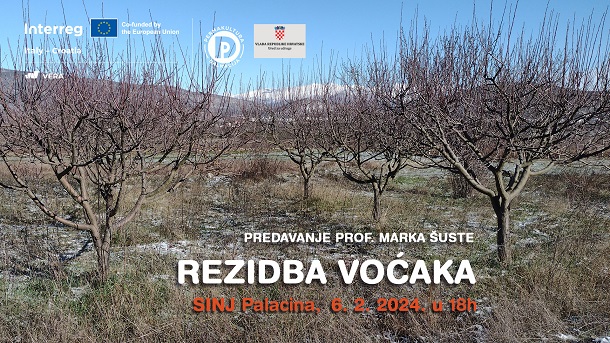 U Palacini predavanje prof. Marka Šuste: Rezidba voćaka - FERATA