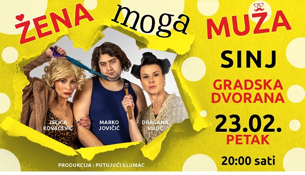 U petak u sinjskom kinu hit komedija ‘Žena moga muža’ - FERATA