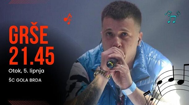 Večeras na turniru u Otoku koncert velike zvijezde Grše - FERATA