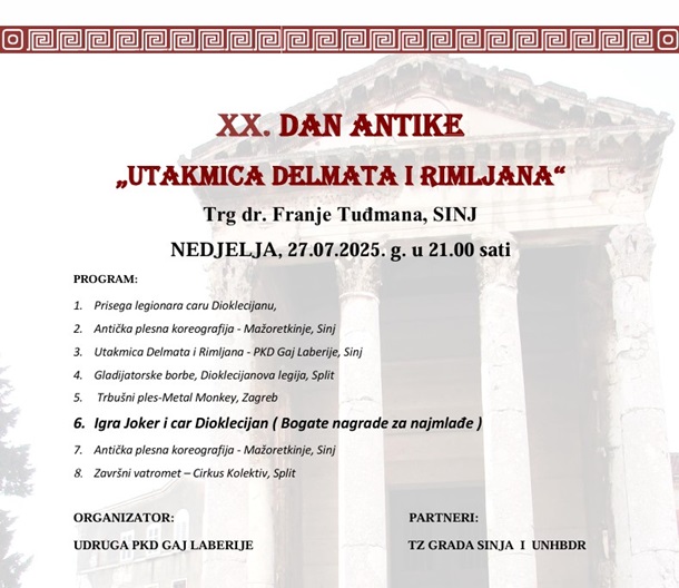 U Sinju ‘Dan antike – Utakmica Delmata i Rimljana’ - FERATA - FERATA