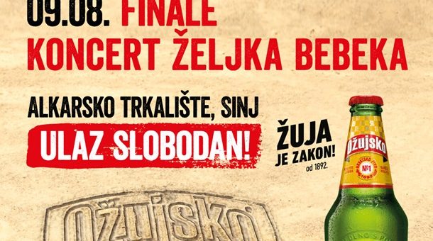 Ožujsko Balote 2025. u Sinju, u subotu koncert Željka Bebeka - FERATA